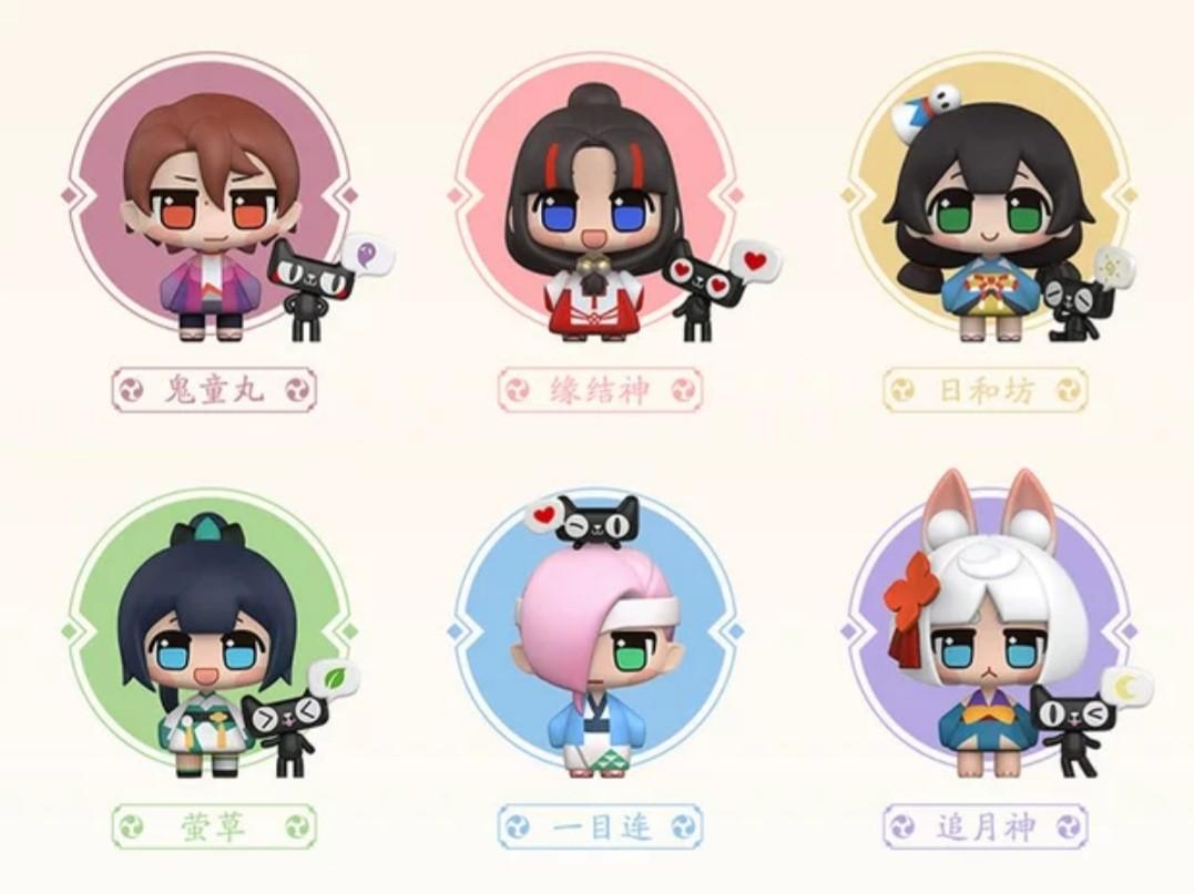 Onmyoji x Tmall blind box 阴阳师式神x喵公仔天猫特别款盲盒 on Carousell