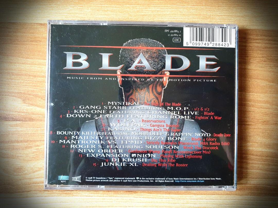 OST Blade (1998) Soundtrack CD, Hobbies & Toys, Music & Media, CDs ...