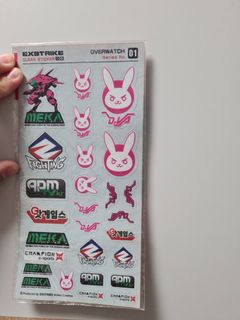 Overwatch D.Va stickers, Hobbies & Toys, Stationery & Craft, Handmade ...