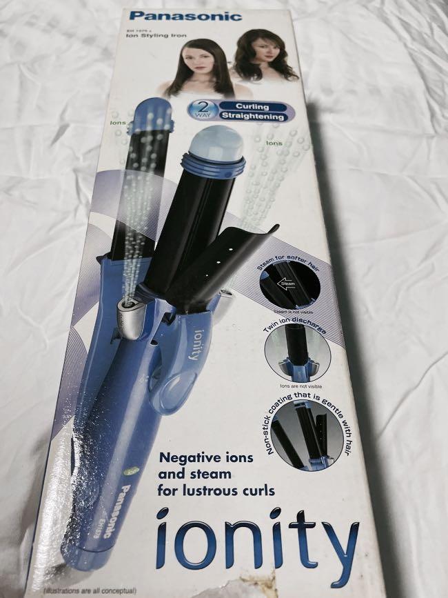 Panasonic ion styling iron, Beauty & Personal Care, Hair on Carousell