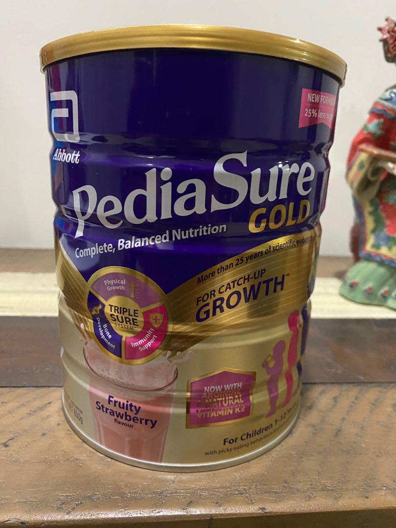 PediaSure Gold (fruity Strawberry), Food & Drinks, Beverages on Carousell