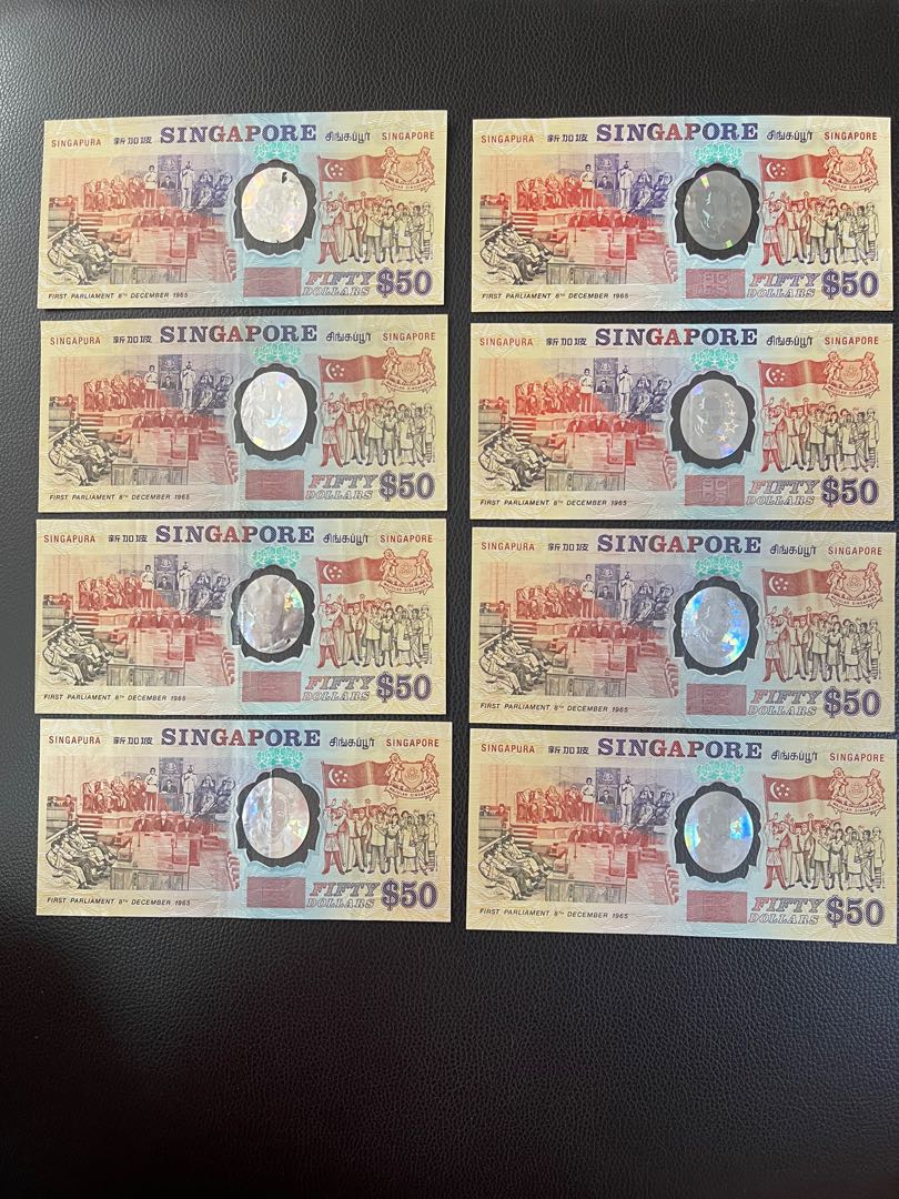 Singapore Plastic S$50 notes for collection, Hobbies & Toys ...