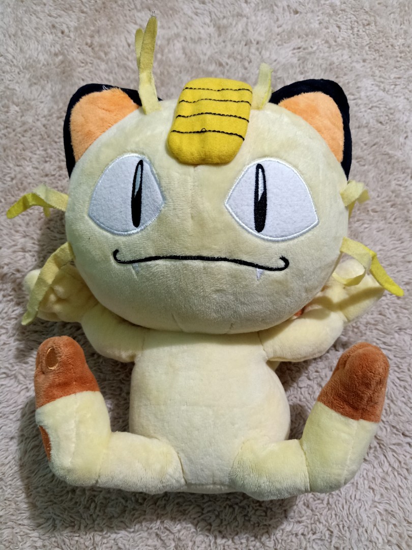 RARE POKEMON - MEOWTH (11 to 12 inches), Hobbies & Toys, Toys & Games ...