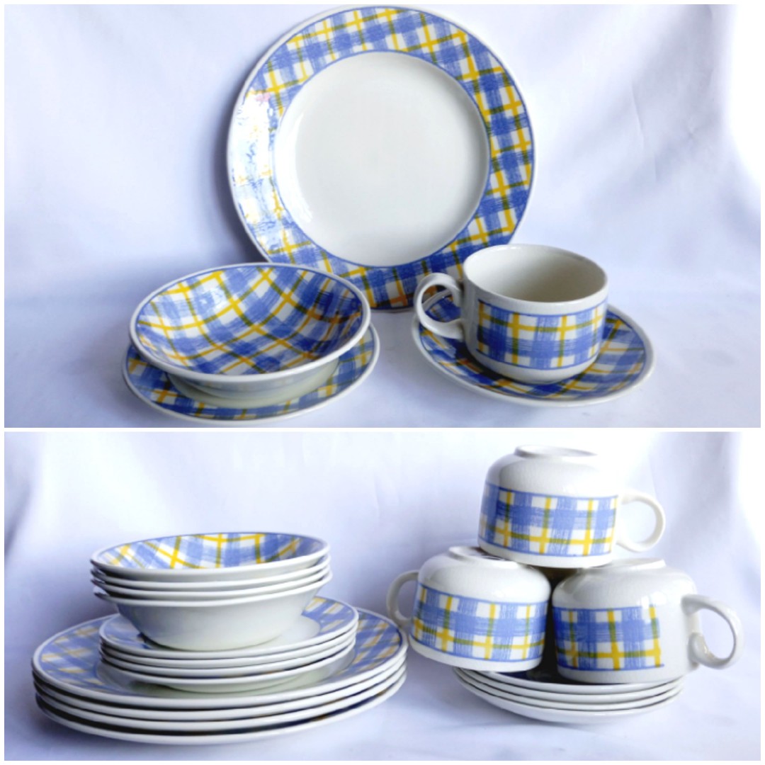 ROYAL WESSEX by Churchill dinnerware set for 4, made in England ...