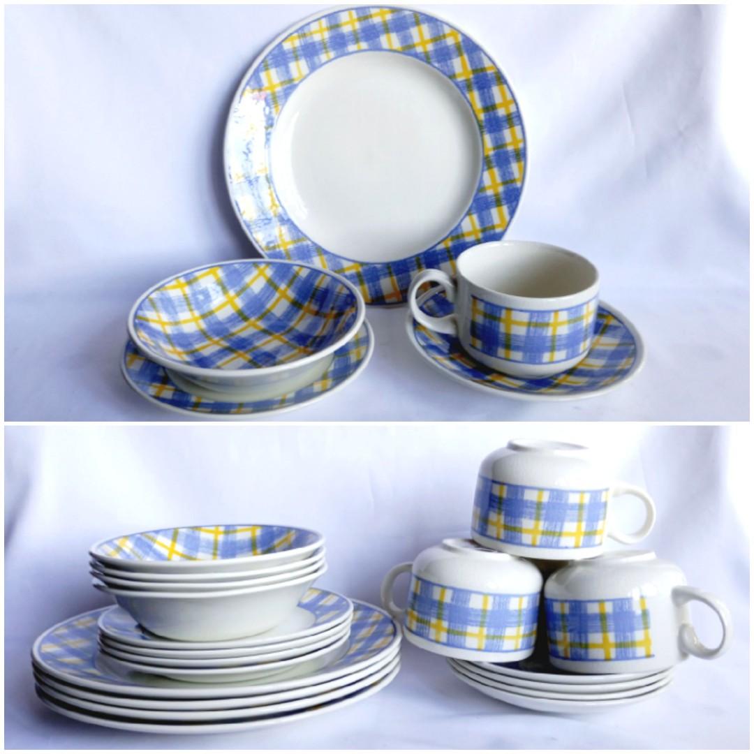 ROYAL WESSEX by Churchill dinnerware set for 4, made in England ...