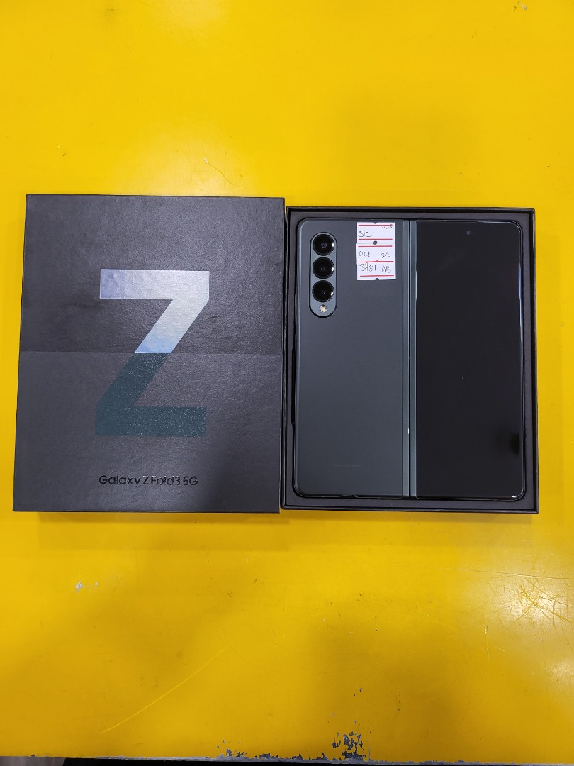 Samsung Z fold 3 512GB green 3781, Mobile Phones & Gadgets, Mobile ...