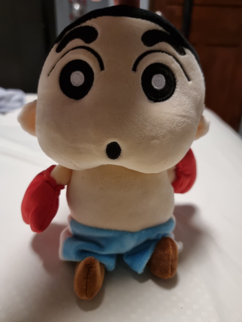 Selling 1x Crayon Shin Chan in Rare Boxing Suit/Gloves, Babies & Kids ...