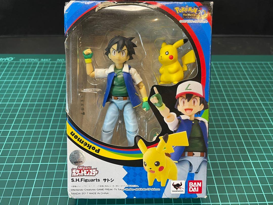 SHF Ash Ketchum & Pikachu POKÉMON Satoshi Action Figure, Hobbies & Toys ...