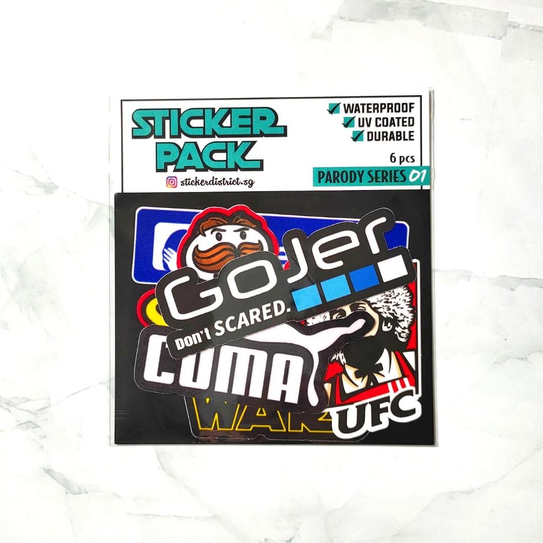 Sticker Pack - Parody Series 01, Motorcycles, Motorcycle Accessories on ...