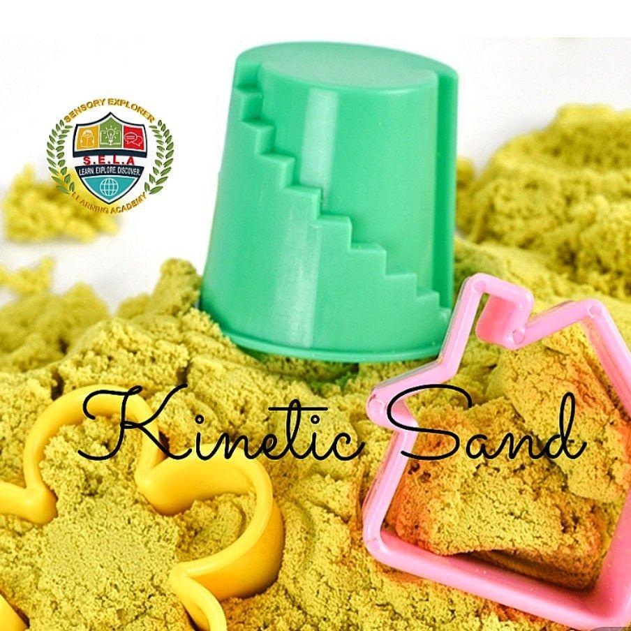 Sunlight Yellow Kinetic Sand (100g) - Sensory Play / Learning Resources ...