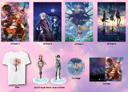 Sword Art Online (SAO) Progressive Fan screening exclusive merchandise ...
