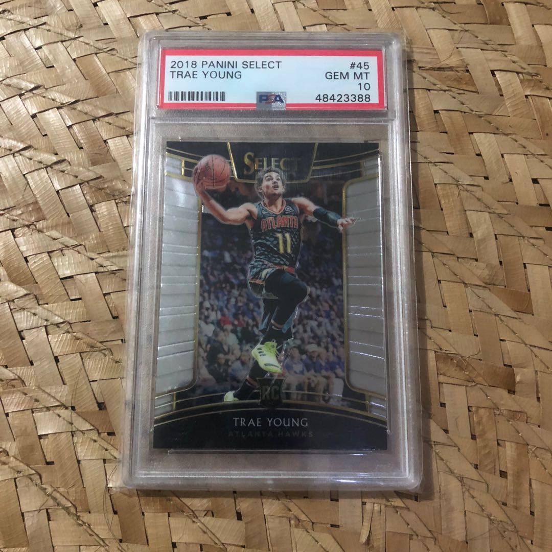 Trae Young Select Rookie Card PSA 10 NBA Card, Hobbies & Toys ...