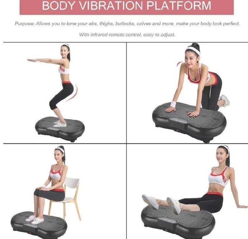 Vibration, Toning, body fitness machine, Sports Equipment, Exercise ...