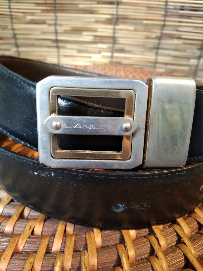 VINTAGE LANCEL BELT GENUINE LEATHER, Men's Fashion, Watches ...
