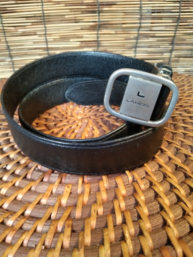 VINTAGE LANCEL BELT GENUINE LEATHER, Men's Fashion, Watches ...