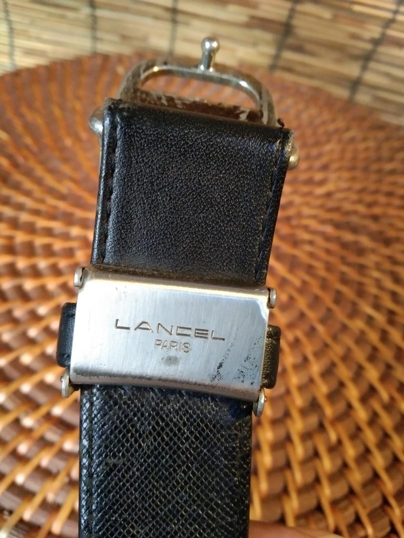 VINTAGE LANCEL BELT GENUINE LEATHER, Men's Fashion, Watches ...