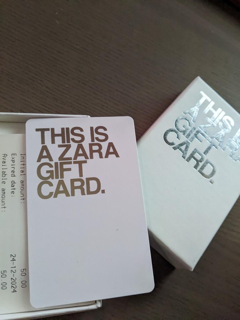 ZARA $50 GIFT CARD GOING FOR $40, Tickets & Vouchers, Store Credits on ...