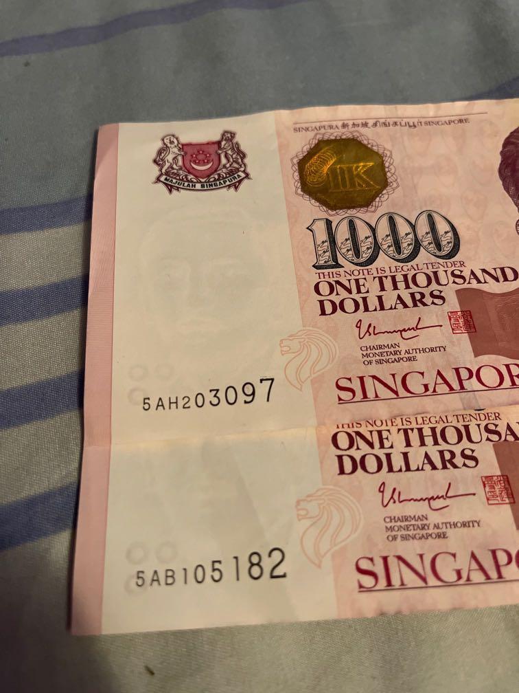 CNY notes $1000, Hobbies & Toys, Memorabilia & Collectibles, Currency ...