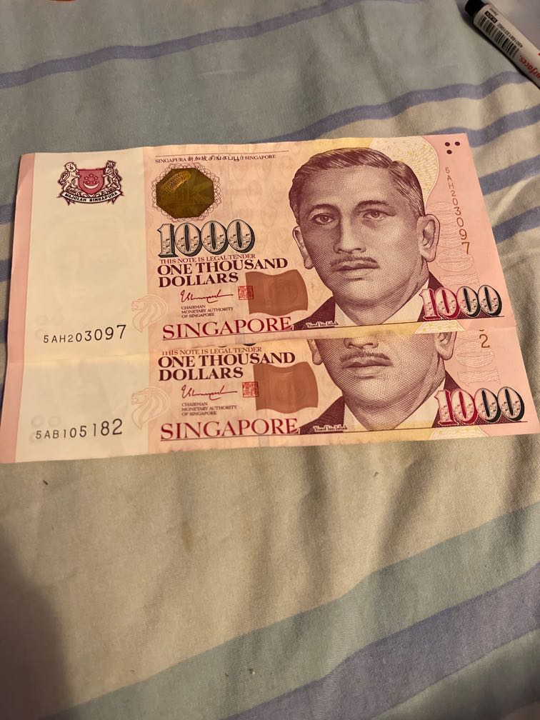 CNY notes $1000, Hobbies & Toys, Memorabilia & Collectibles, Currency ...