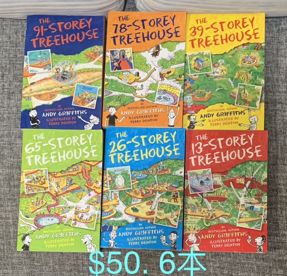 13-Storey Treehouse series, 興趣及遊戲, 書本 & 文具, 小說 & 故事書 - Carousell