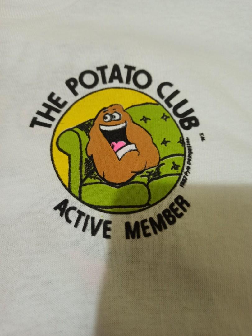 1987 Vintage the potato club shirt (single stitch), Men's Fashion, Tops ...