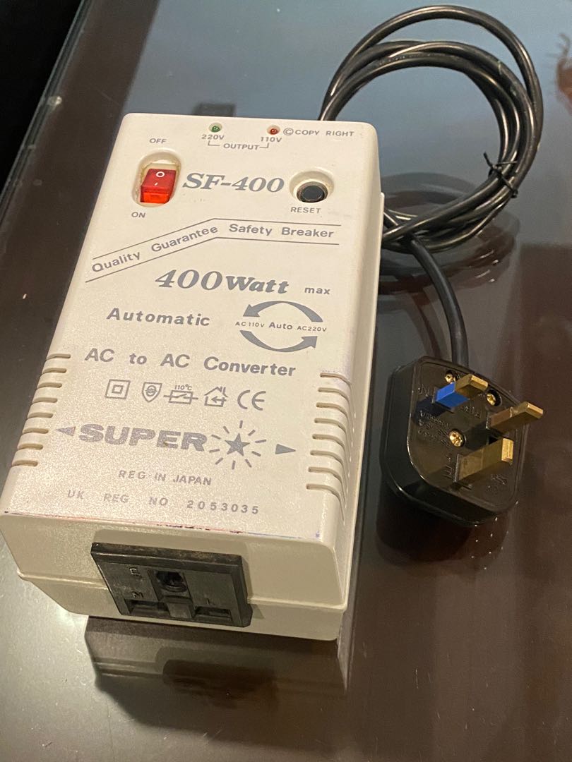 400W AC Transformer, TV & Home Appliances, Electrical, Adaptors ...