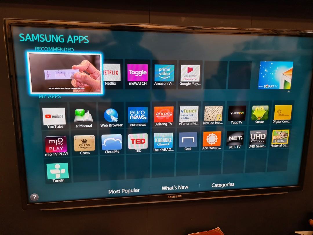 42 inch Samsung smart tv, TV & Home Appliances, TV & Entertainment, TV ...