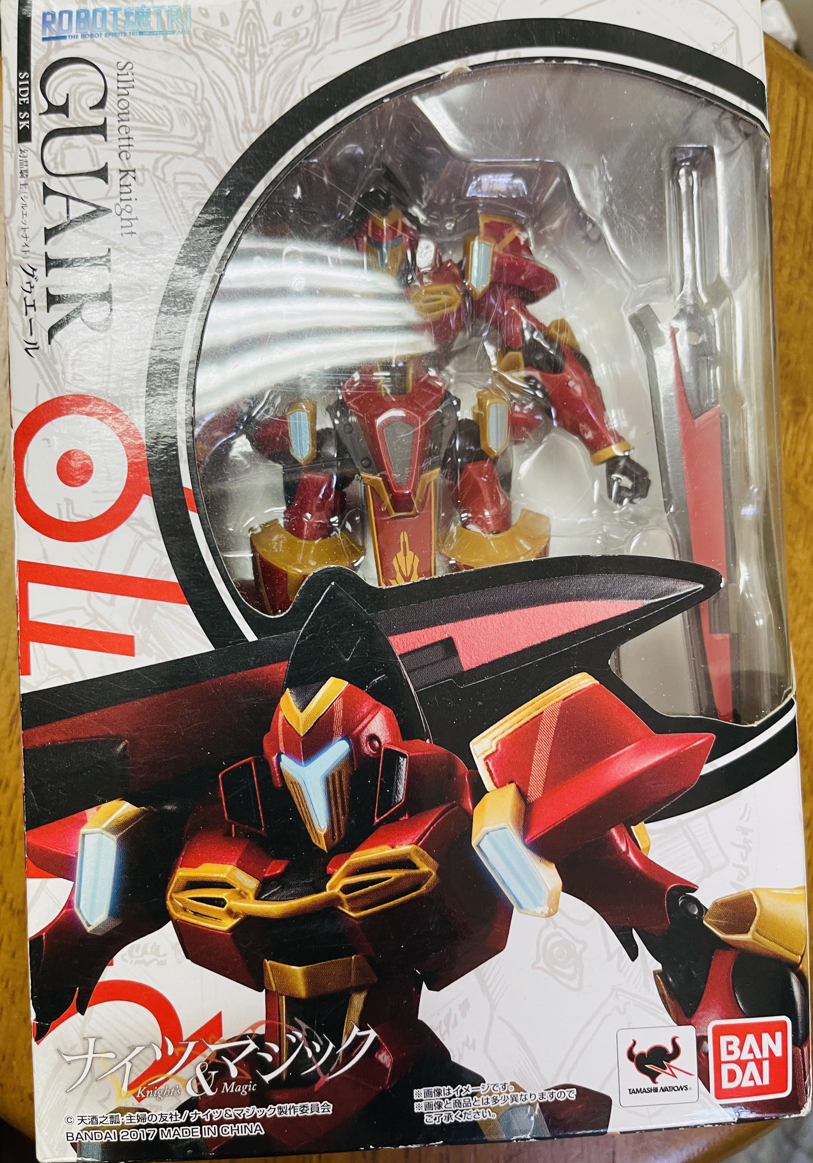 清屋平讓 小玩 魂限 Bandai Robot魂 TRI Silhouette Knight Guair Action Figure (盒舊 ...