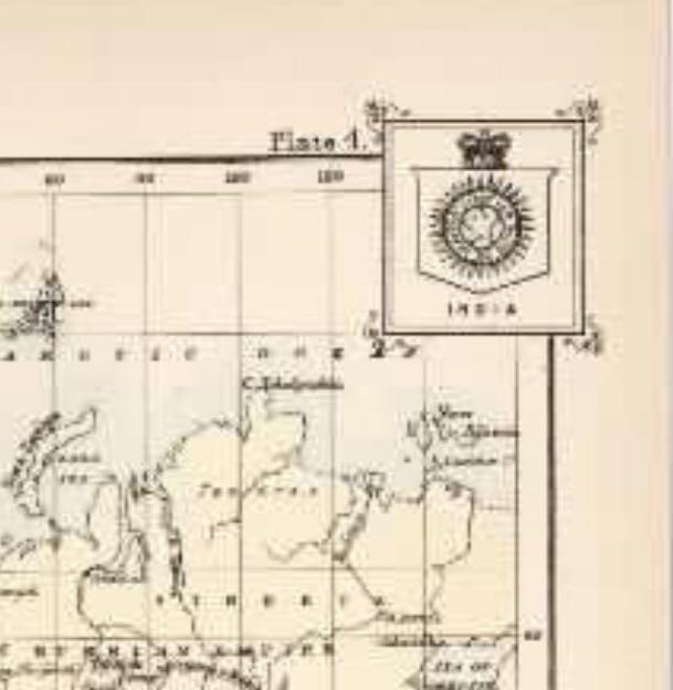 Antique Small Original Map of The World Scottish 1888, Hobbies & Toys ...