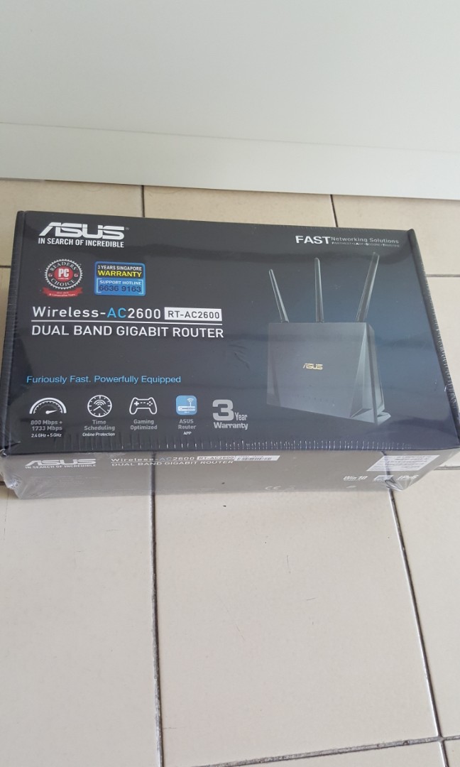 Asus Wireless AC-2600 Dual Band Gigabit Router + Motorola Surfboard ...
