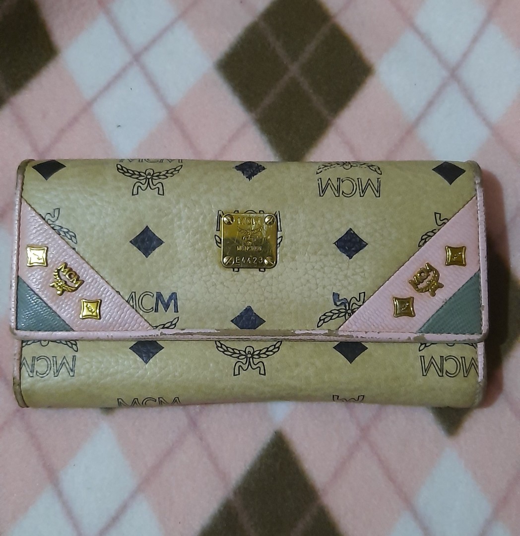 Authentic MCM trifold wallet, Women's Fashion, Bags & Wallets, Wallets ...