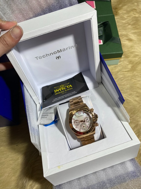 AUTHENTIC TechnoMarine Manta Ray Women's Watch w/ Mother of Pearl Dial ...