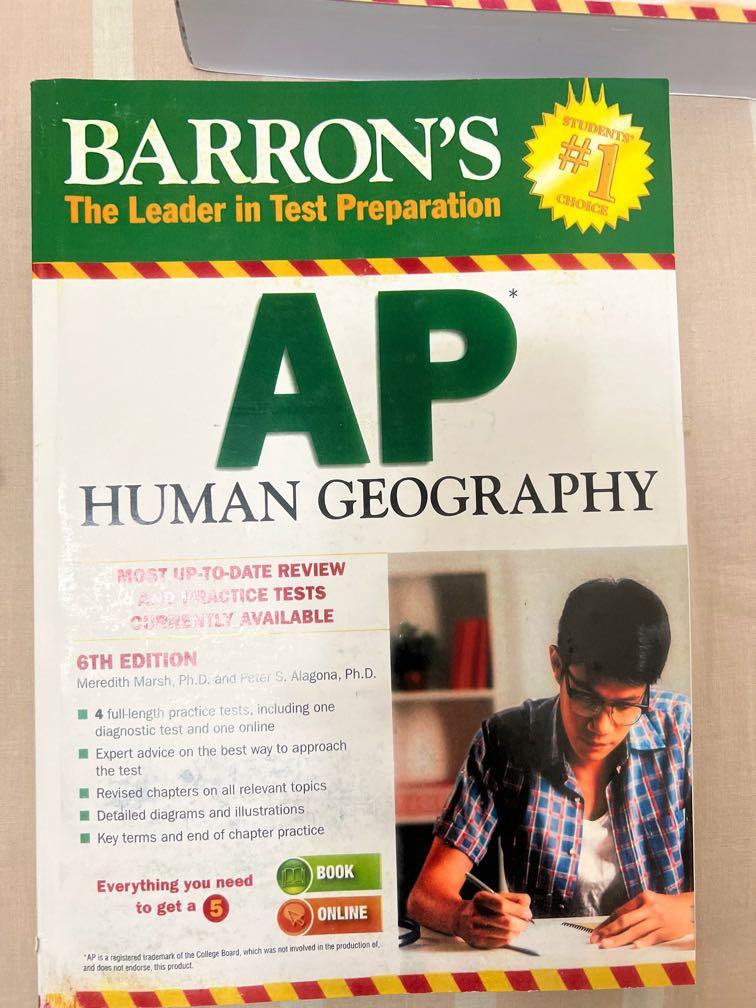 Barron’s AP Human Geography textbook, Hobbies & Toys, Books & Magazines ...