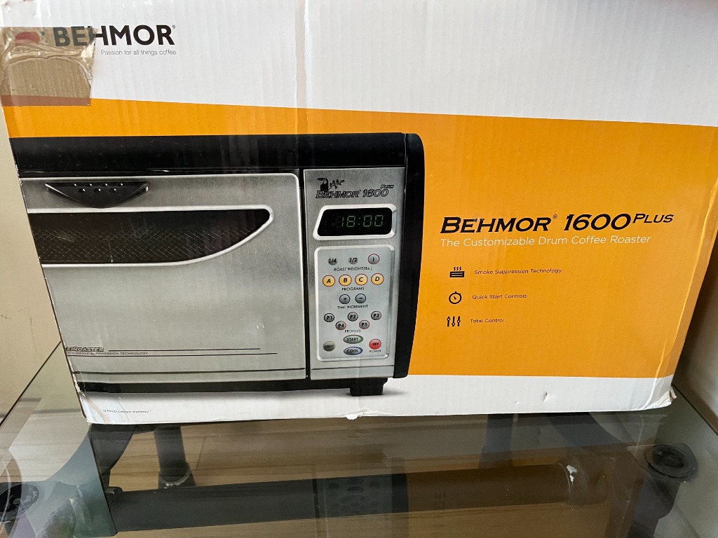 Behmor 1600 Plus Coffee Roaster, TV & Home Appliances, Electrical ...