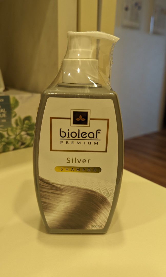 Bioleaf Premium Silver Shampoo, Beauty & Personal Care, Hair on Carousell