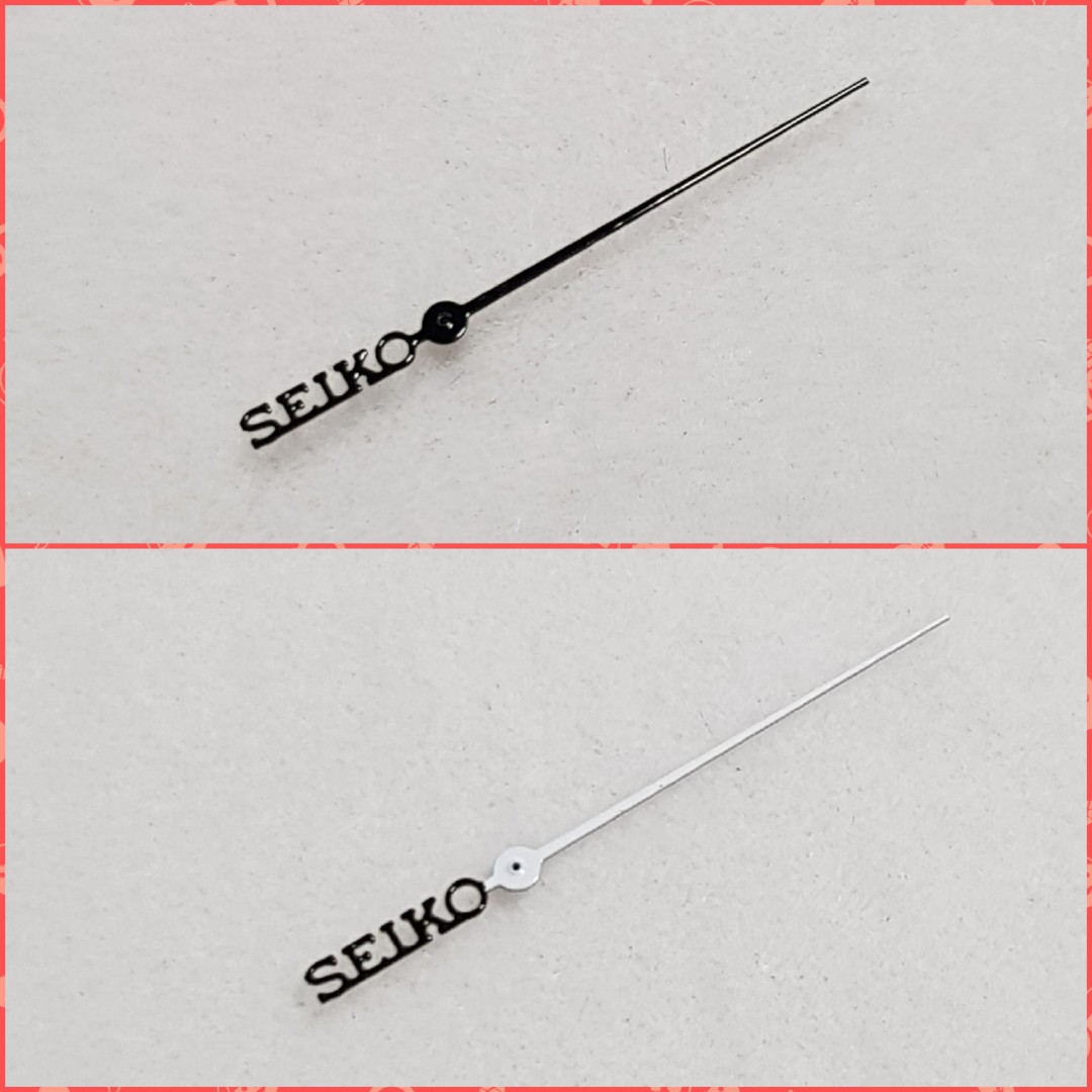 Black & White Seiko Seconds Hand, Men's Fashion, Watches & Accessories ...