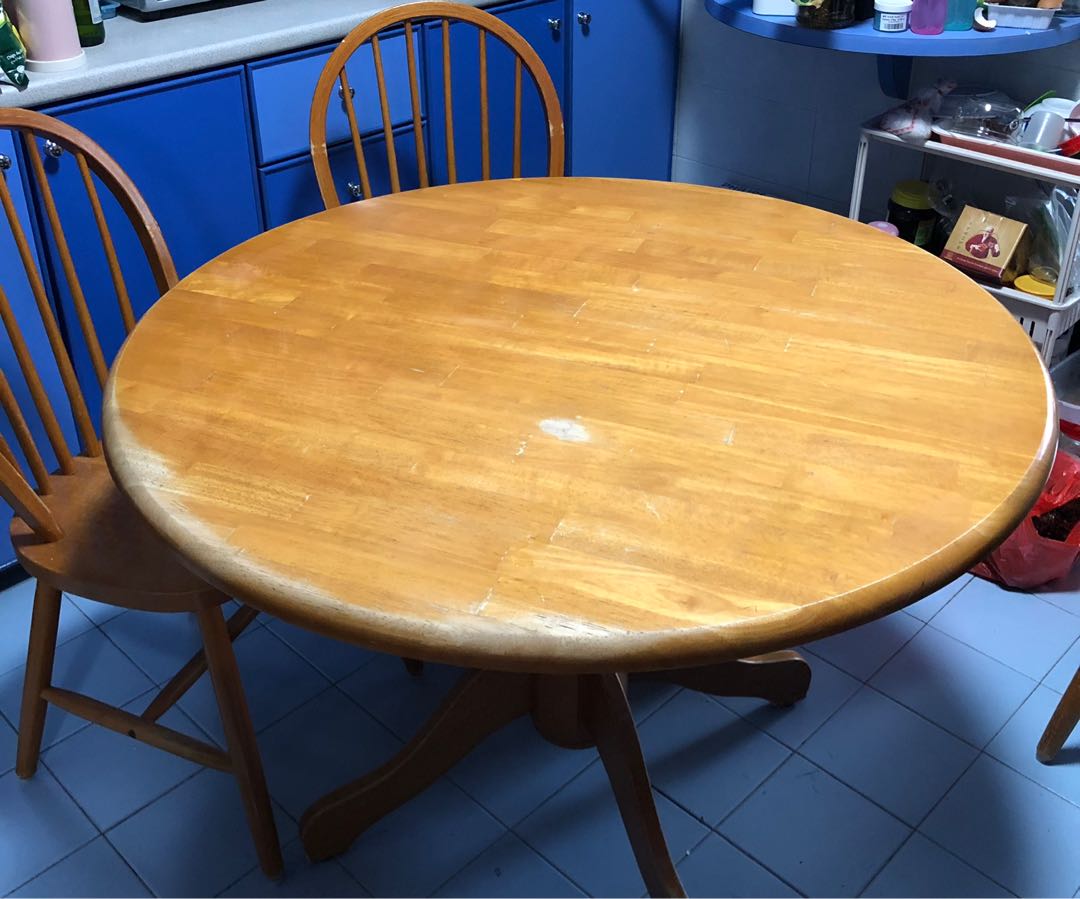 Blessing Round Dining Table, Furniture & Home Living, Furniture, Tables ...