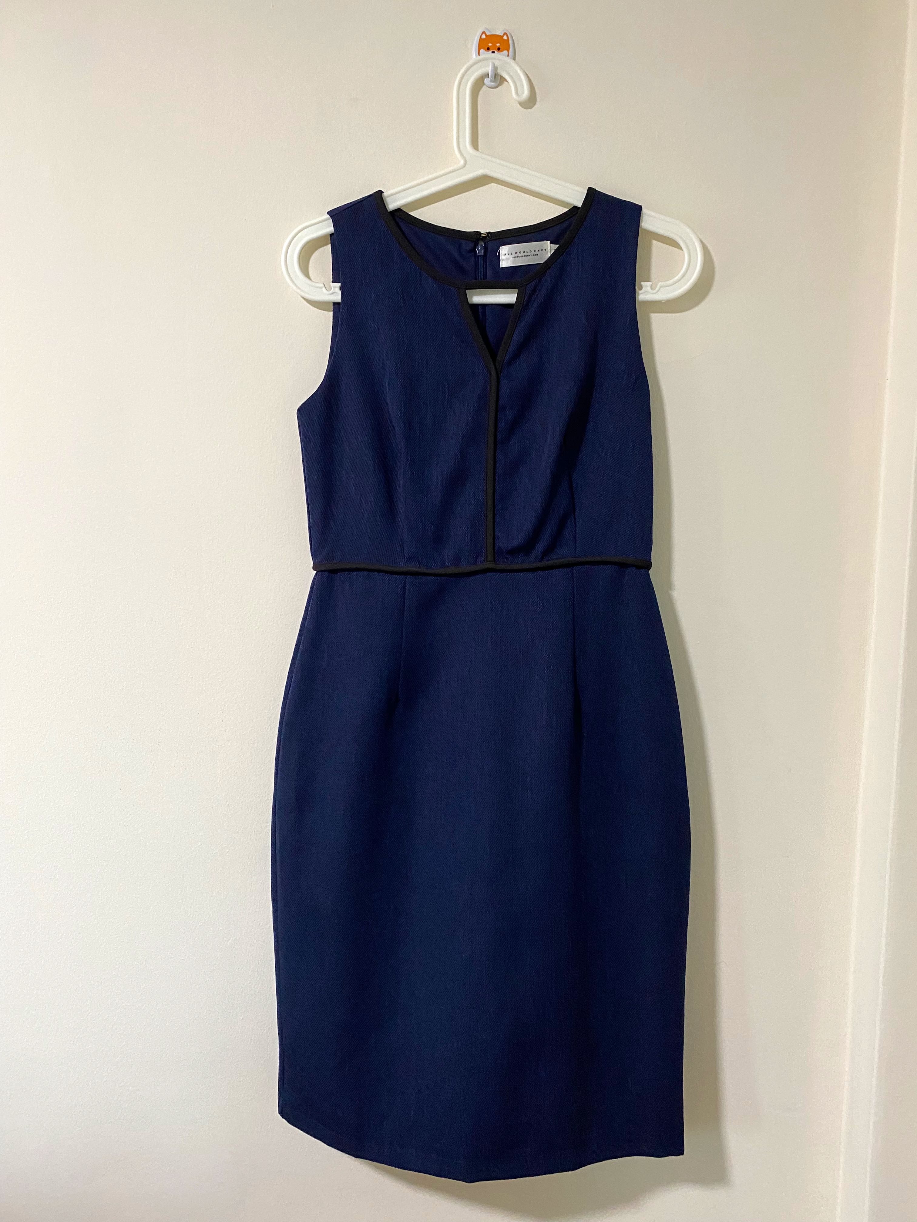 Blue smart casual dress, Women's Fashion, Dresses & Sets, Dresses on ...