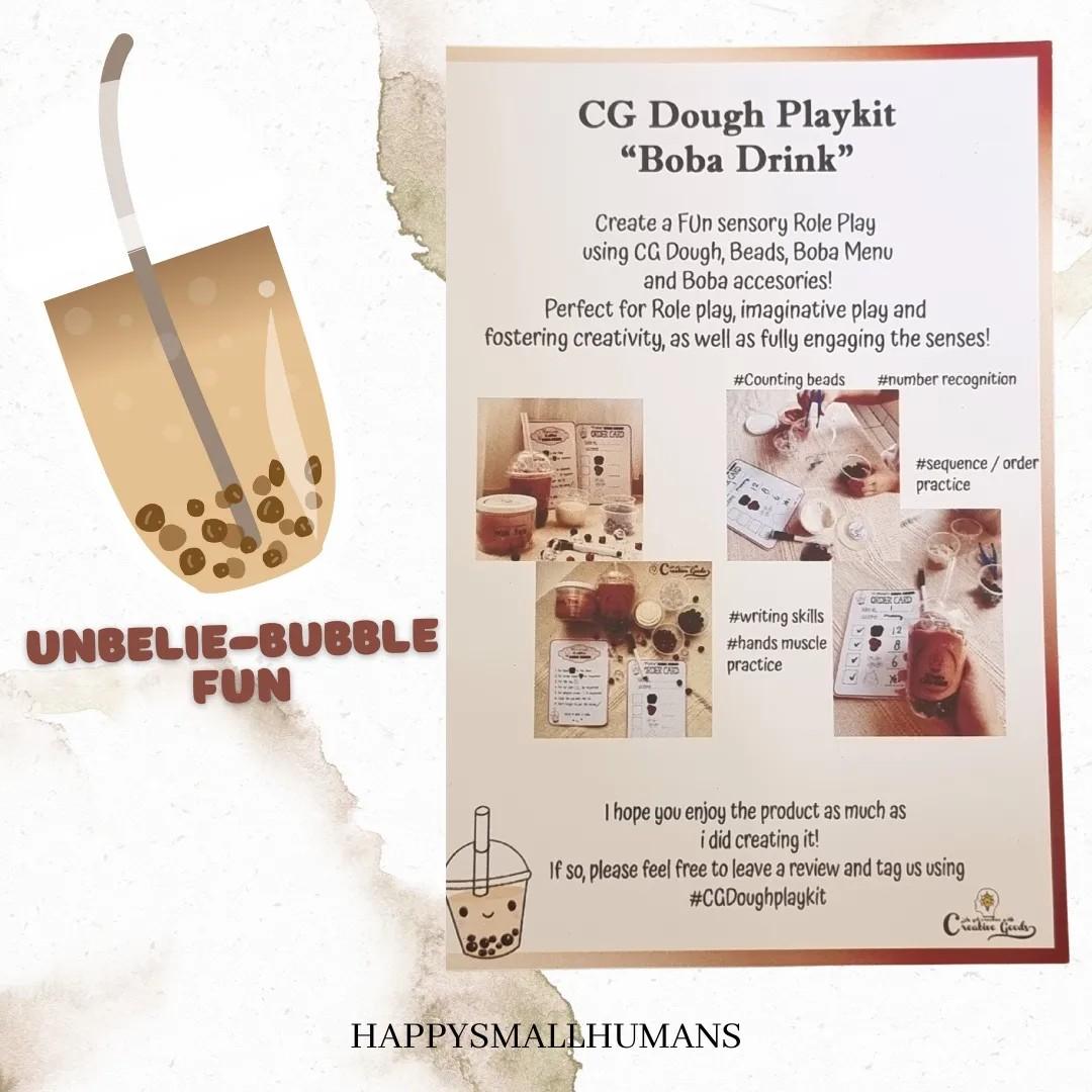 (Pre order) Educational Bubble Tea Play Set, Hobbies & Toys, Toys ...