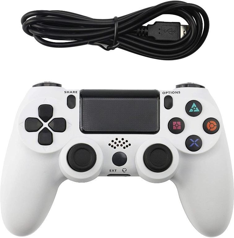 [C5269] PS4 Wireless Controller with Vibration Wireless Controller for Playstation 4 (White ...