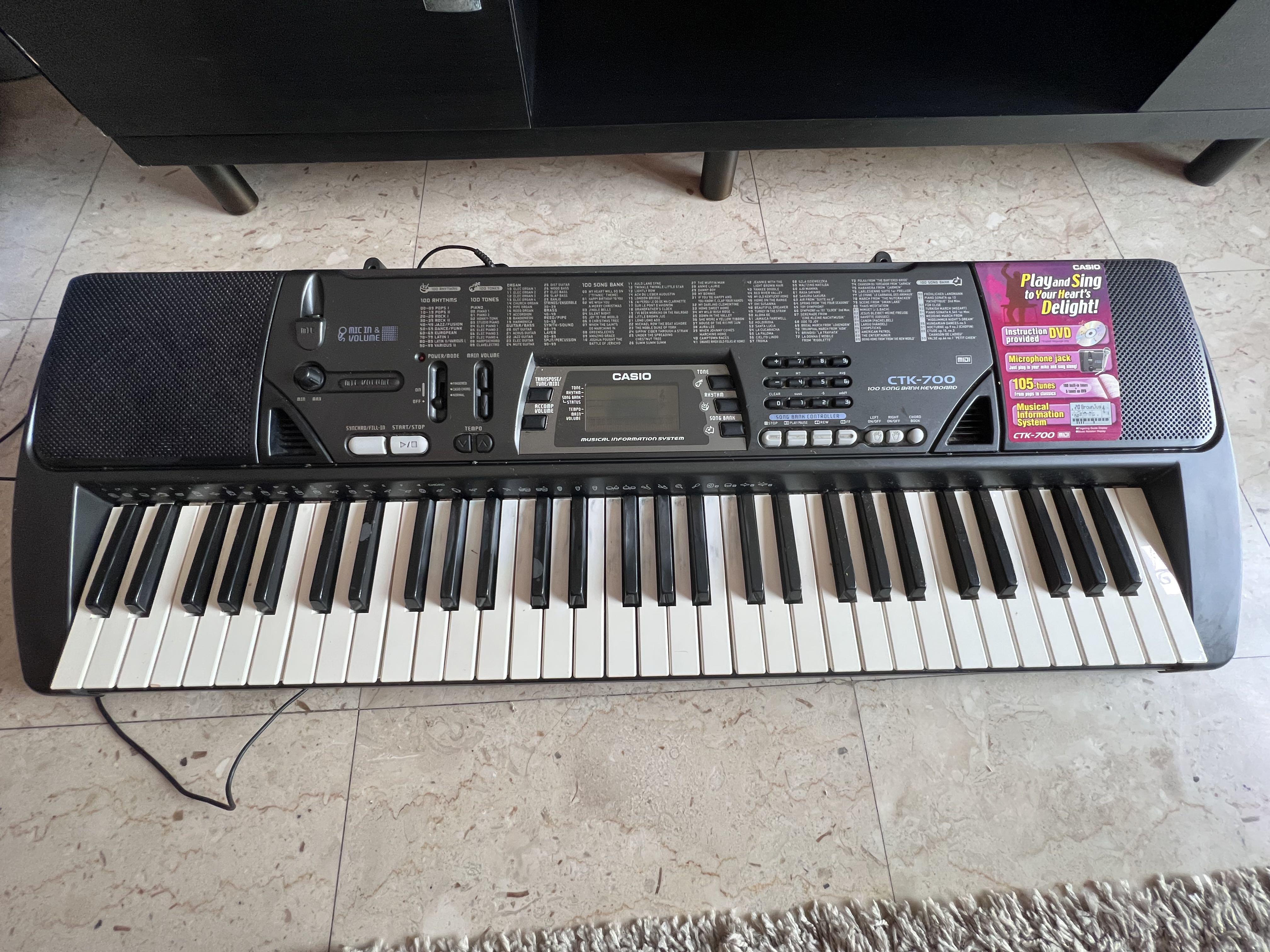 Casio Keyboard CTK 700, Hobbies & Toys, Music & Media, Musical Instruments on Carousell