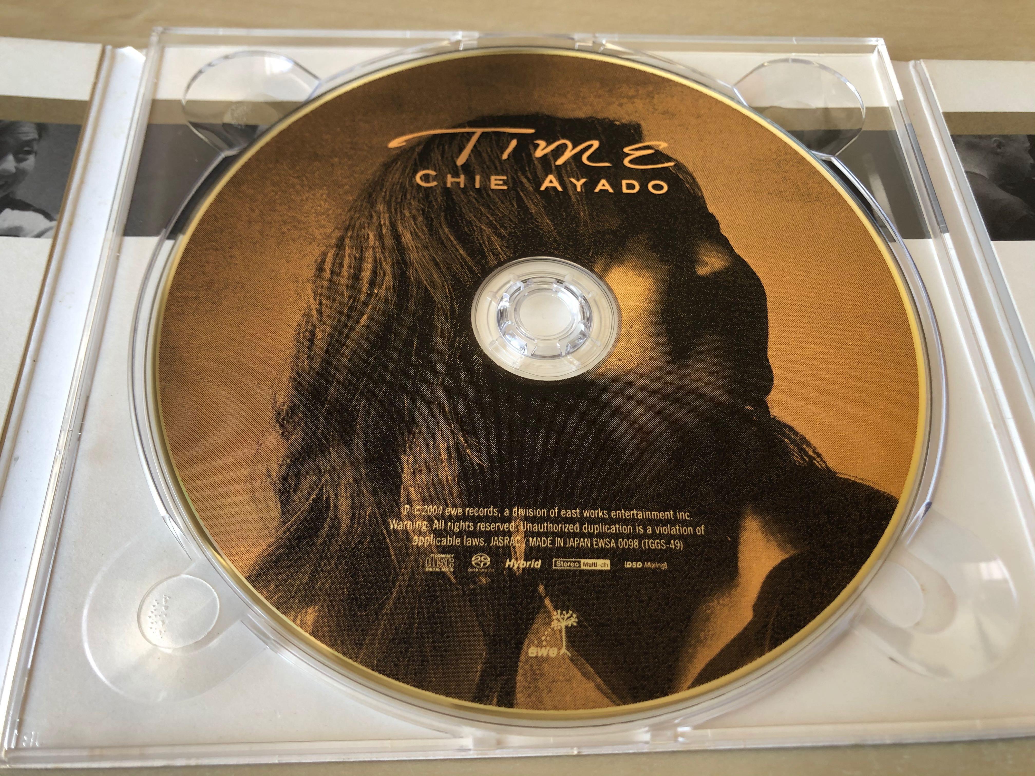 CD丨綾戶智绘 Chie Ayado Time 日本版 (SACD), 興趣及遊戲, 音樂、樂器 & 配件, 音樂與媒體 - CD 及 DVD ...