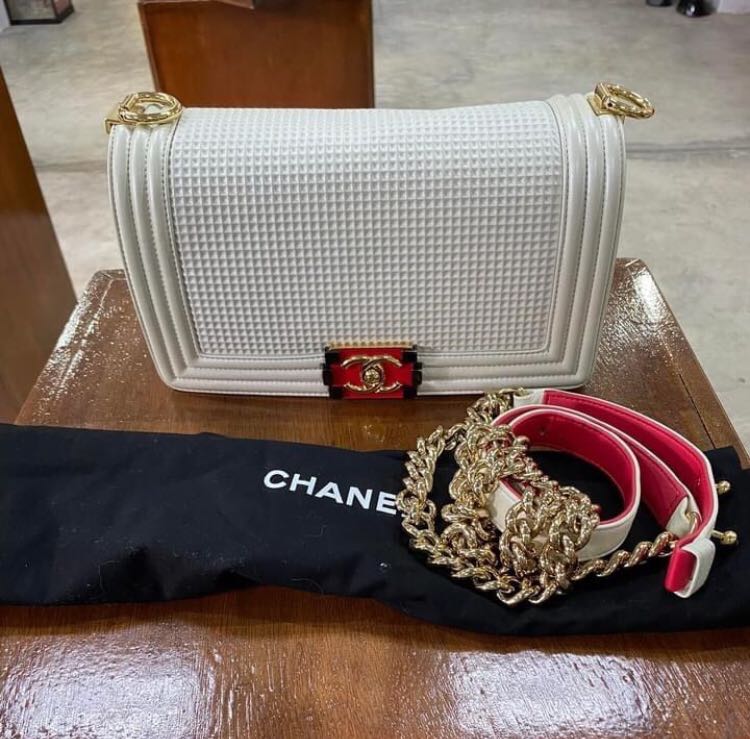 Chanel Leboy Pearl, Luxury, Bags & Wallets on Carousell