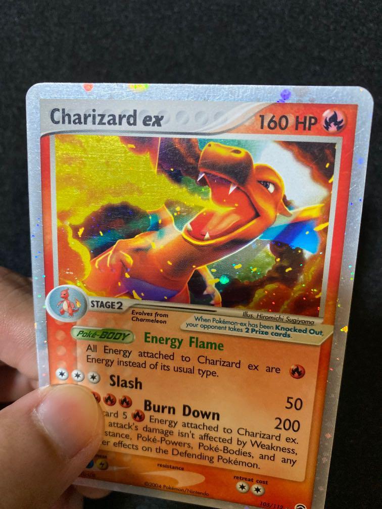 Charizard EX Fire Red Leaf Green Pokemon Card, Hobbies & Toys, Toys ...