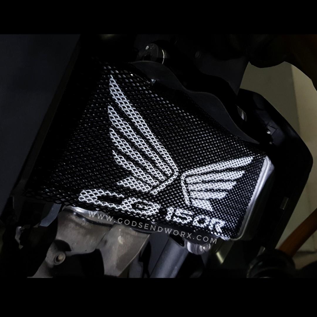 Custom radiator guard for Honda CB150R, Motorcycles, Motorcycle ...