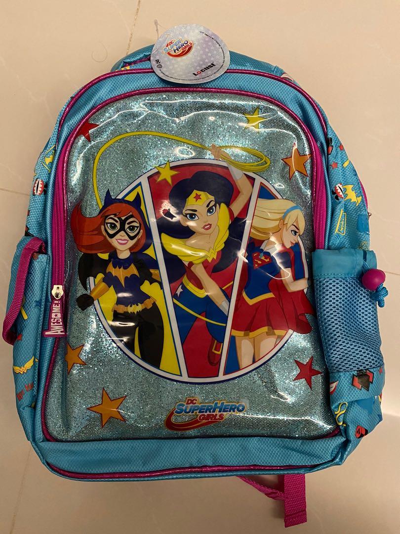 DC Super Heroes Girl School Bag, Babies & Kids, Babies & Kids Fashion ...