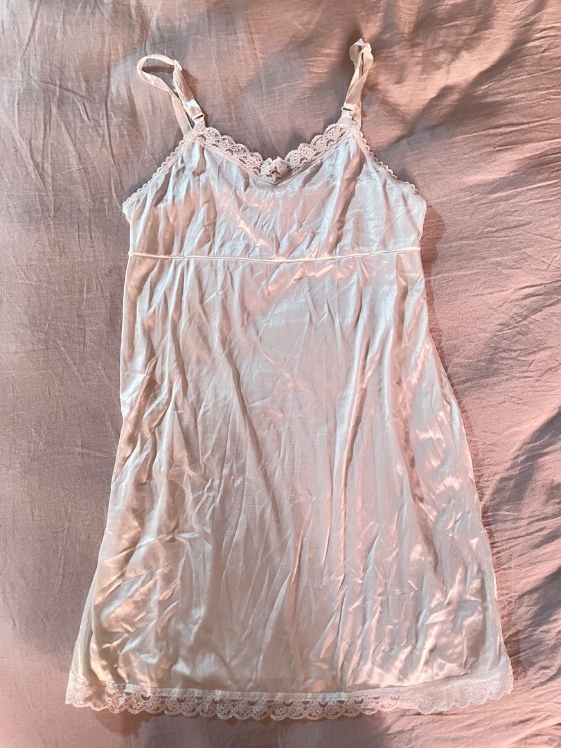 dollette coquette baby doll lolita lace ribbon lingerie dress / top ...