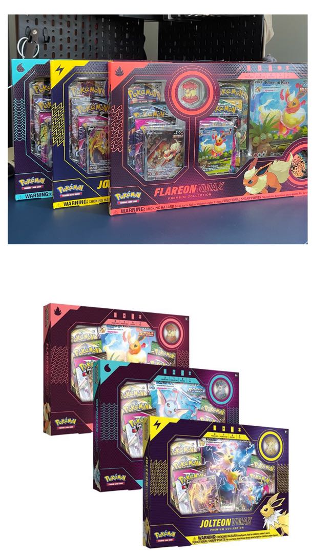 {CLEARANCE} DUO SET Eevee VMAX premium collection, Hobbies & Toys, Toys ...