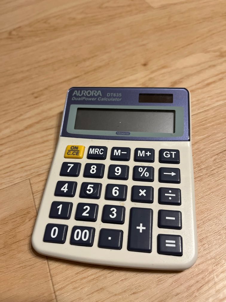 Electric calculator, Hobbies & Toys, Stationery & Craft, Stationery ...