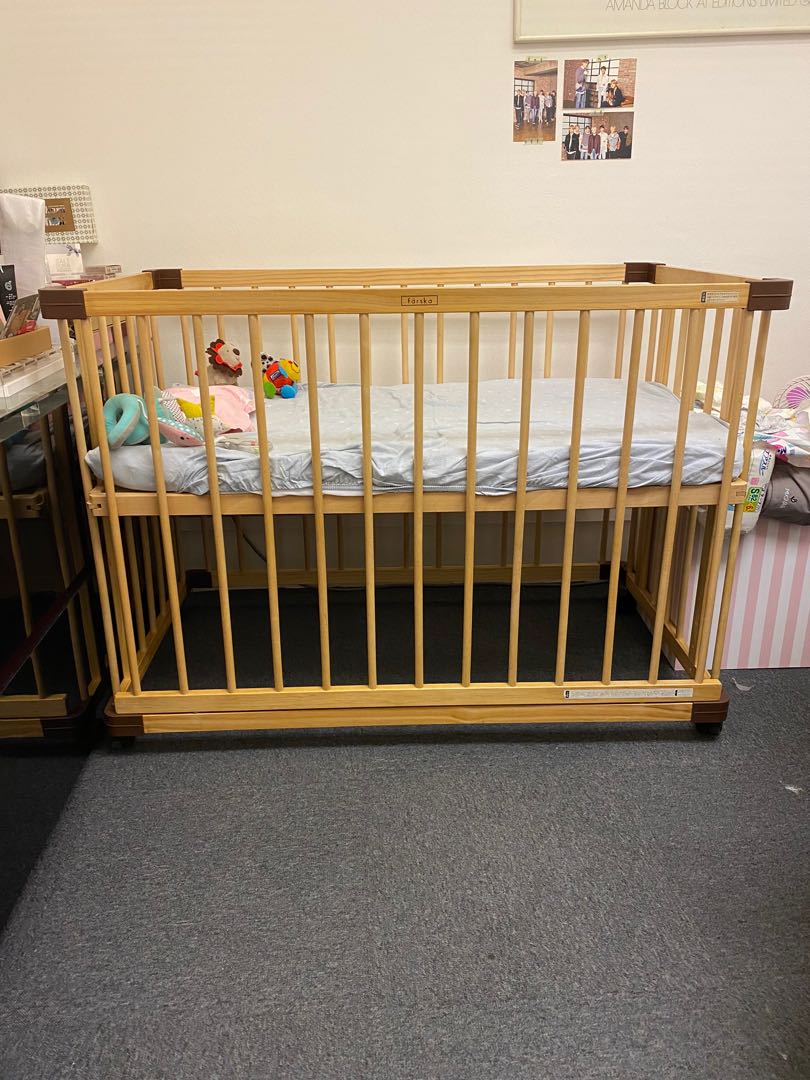 Farska Baby Cot & Co-Sleeper, Babies & Kids, Baby Nursery & Kids ...